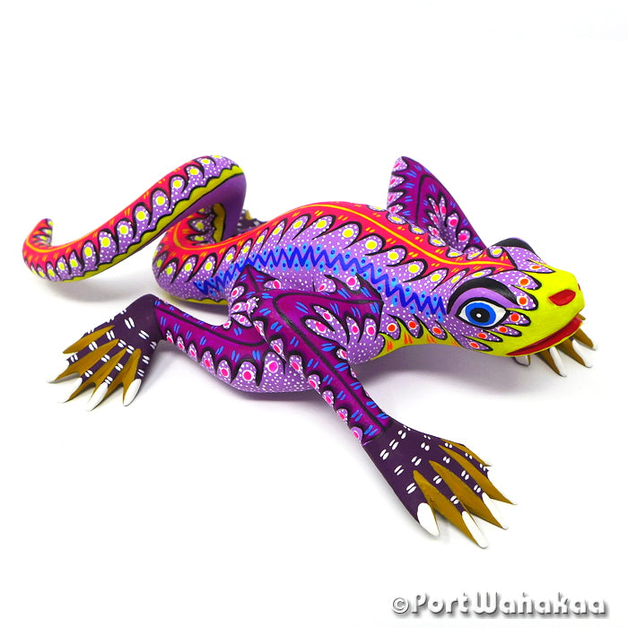 Oaxacan Carving Anfractuous Lizard Artist - Rocio Hernandez